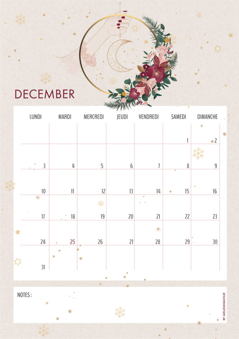Féerie de NOËL : le calendrier de décembre | MelleMimijolie